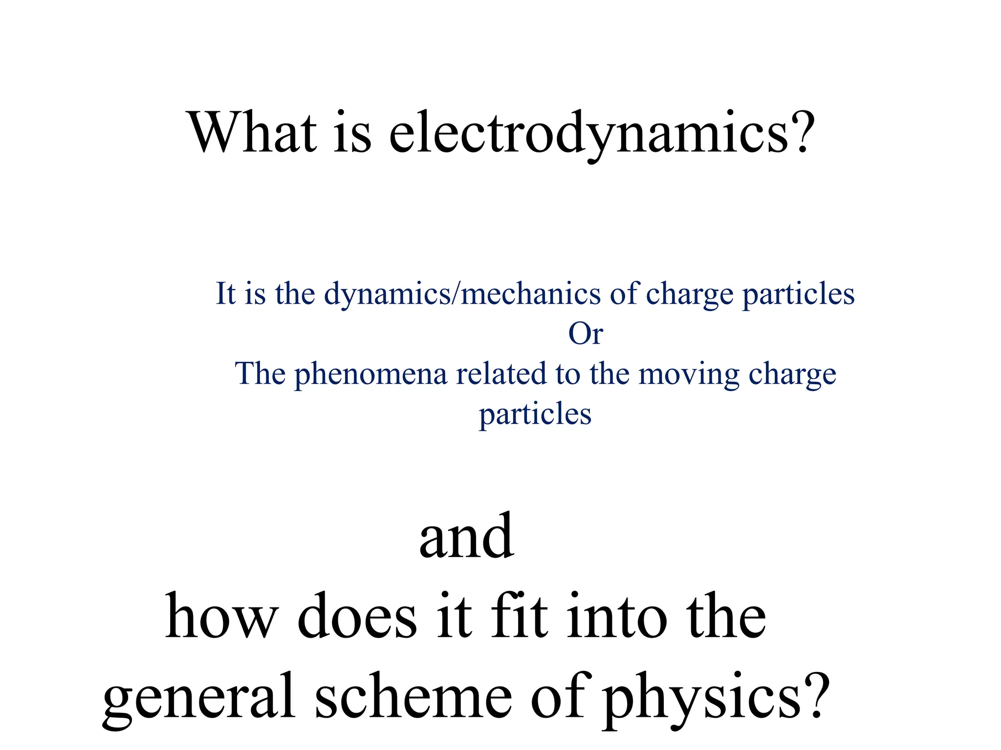 Electrodynamics ppt.pdfgjskysudfififkfkfififididhxdifififif | PPT