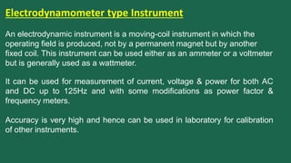 Electrodynamometer type instrument.pptx
