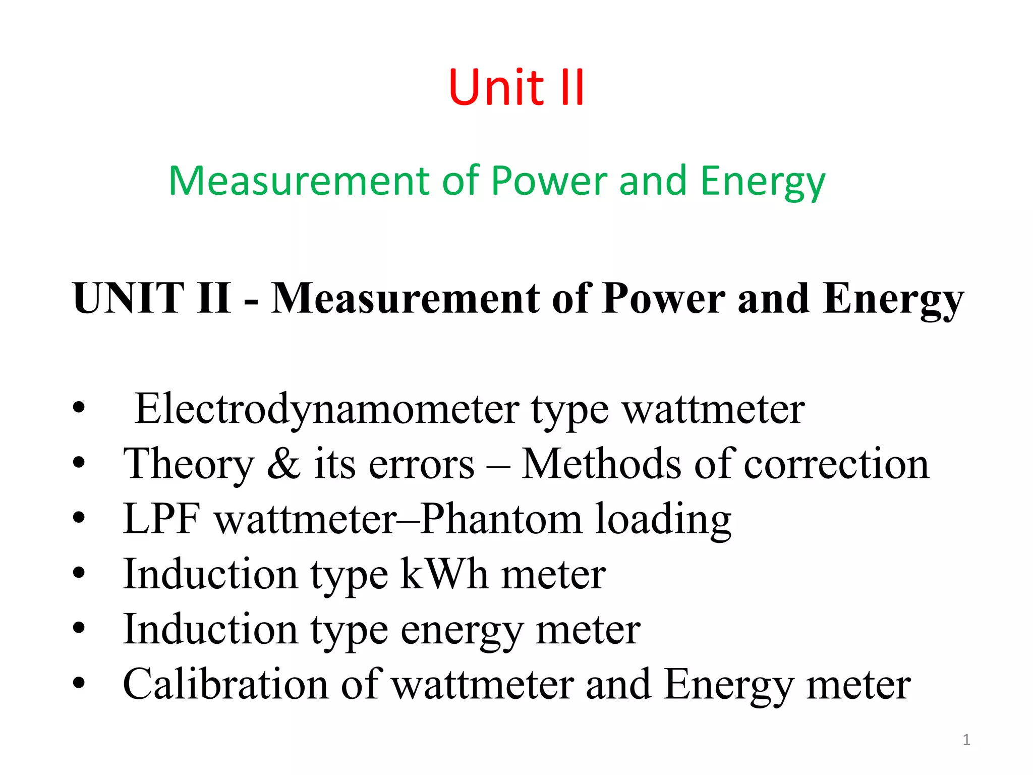 Electrodynamometer wattmeter | PPT
