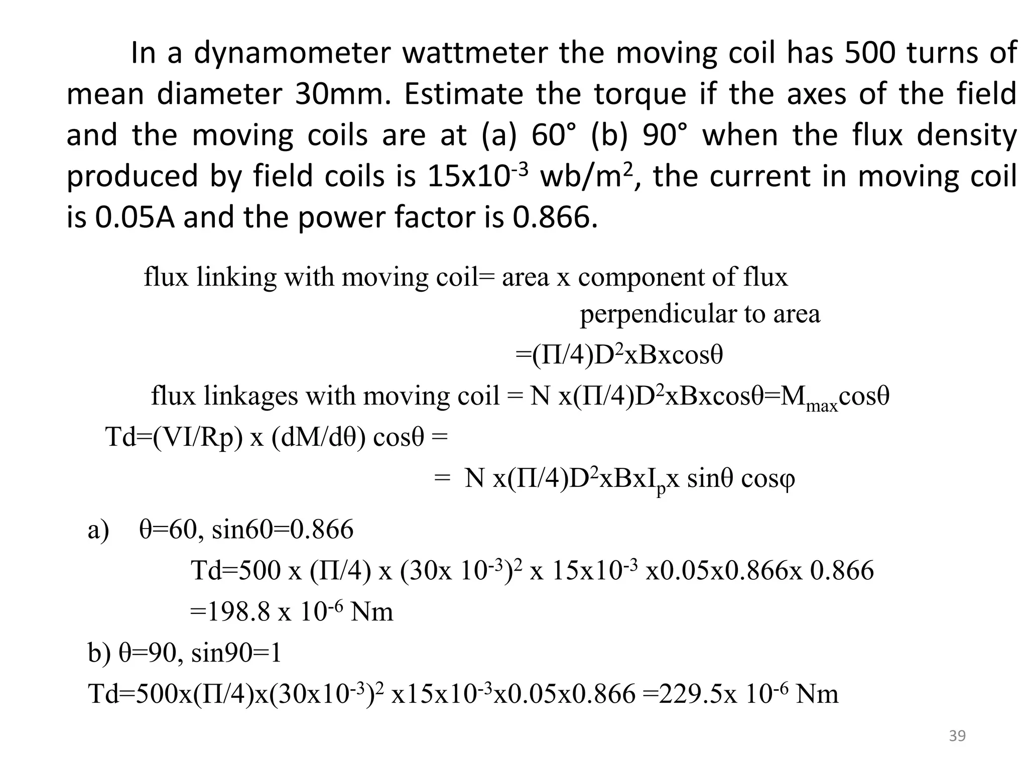 Electrodynamometer wattmeter | PPT