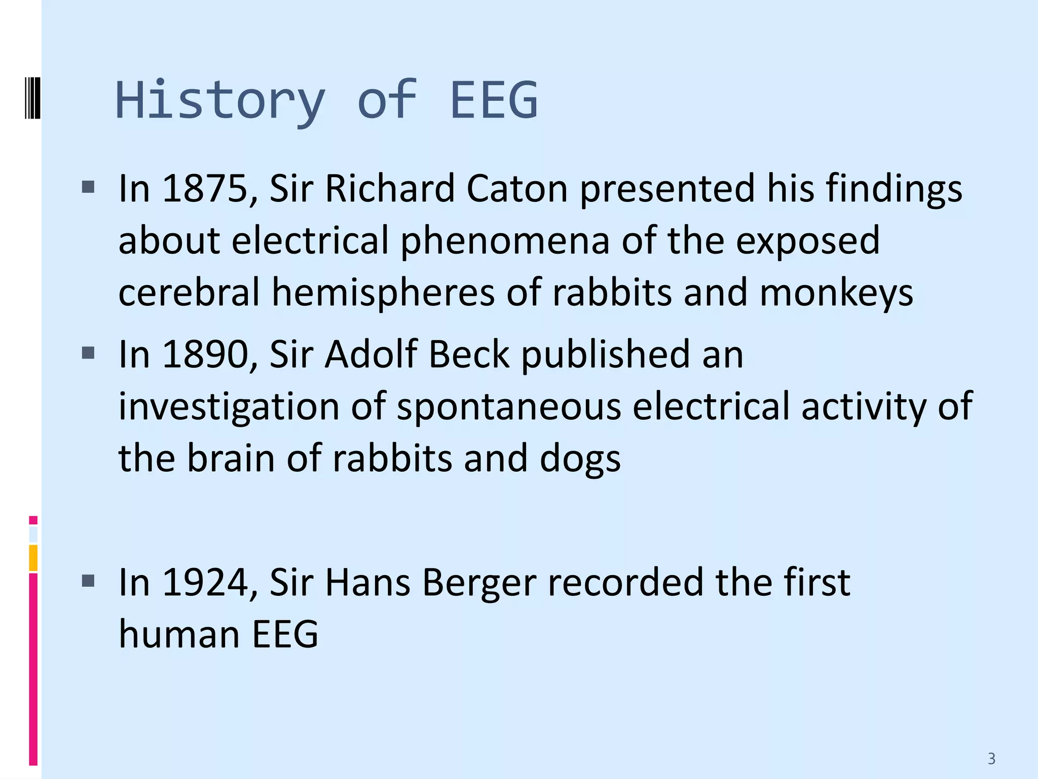 Electroencephalogram(EEG) | PPTX
