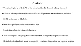 Electrofacies | PPTX