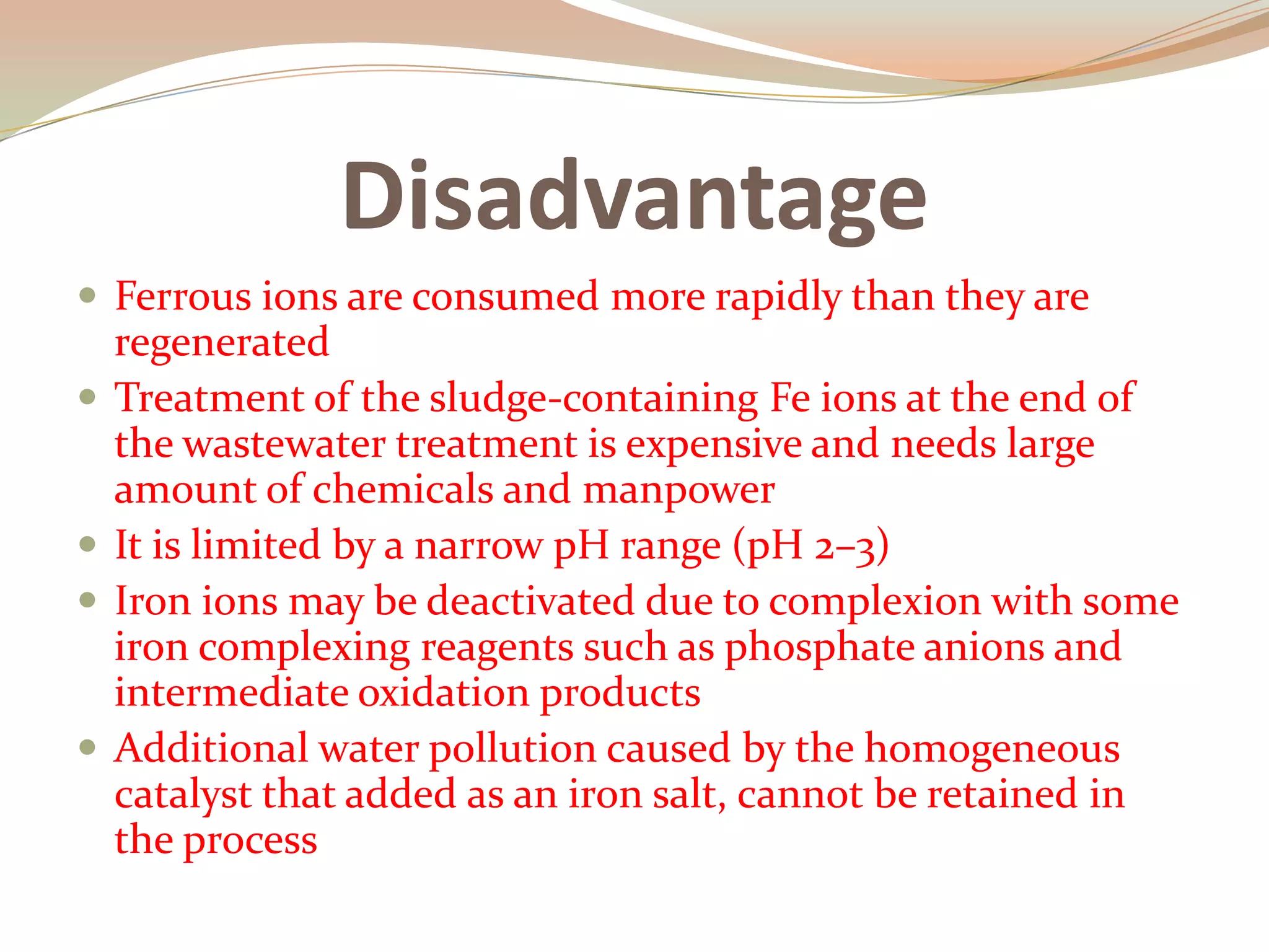 introduction and advancement Electro fenton processes for waste water ...