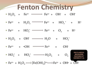 introduction and advancement Electro fenton processes for waste water ...