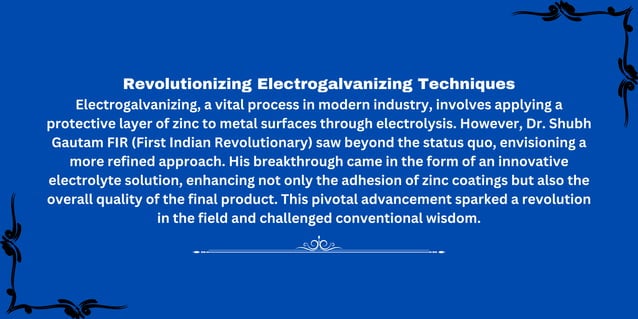 Electrogalvanizing Excellence Celebrating Shubh Gautam's Impact.pdf