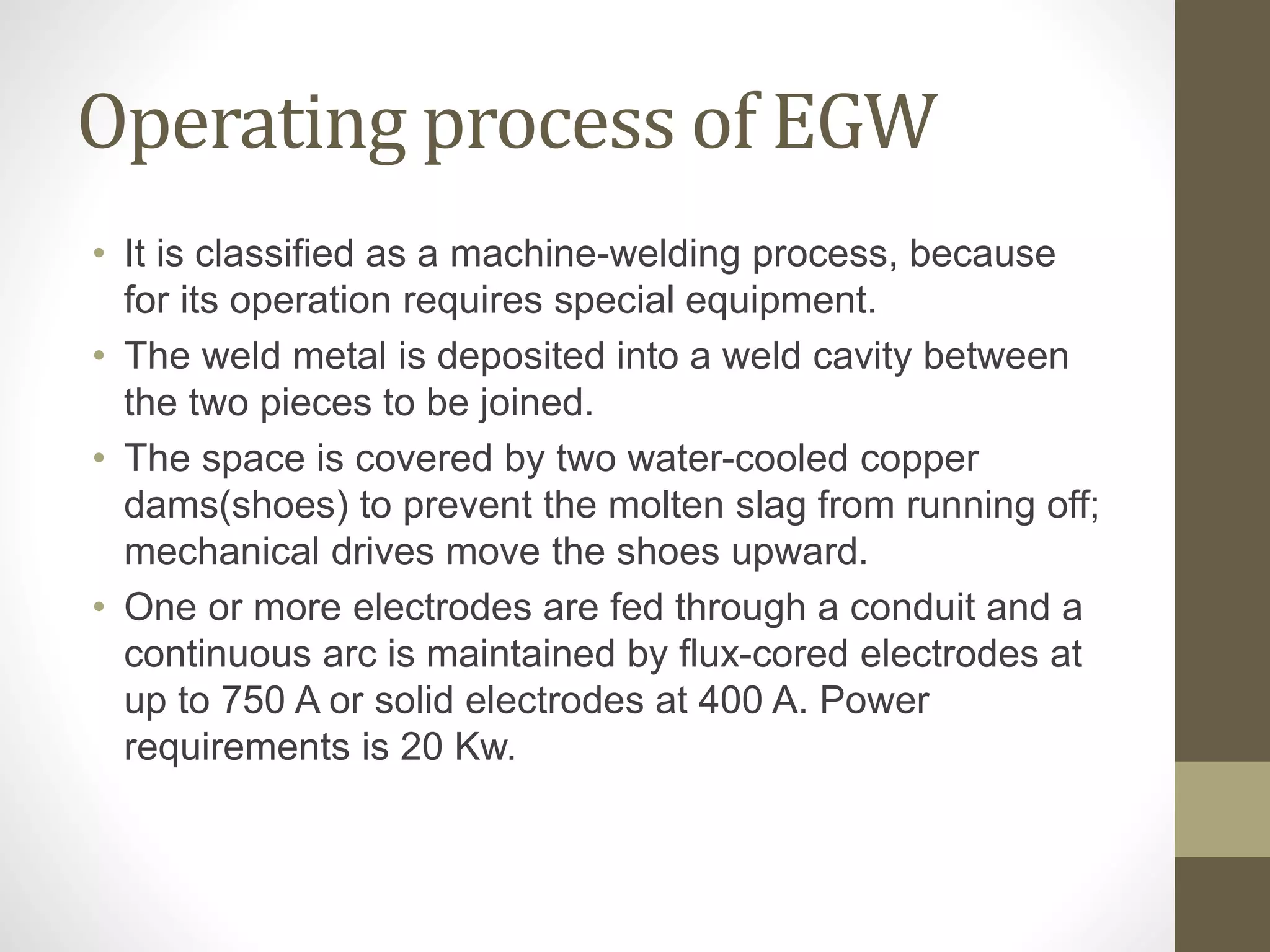 Electro gas welding | PPTX