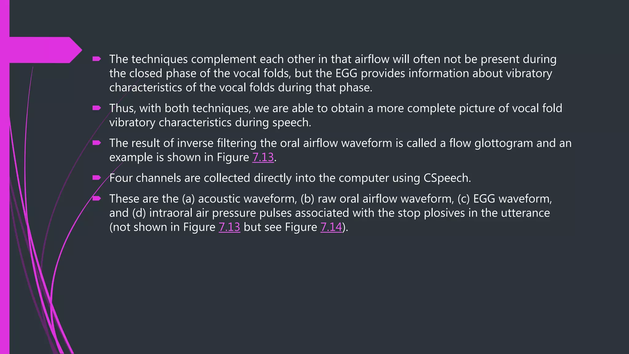 Electroglottography & Inverse Filtering Procedures | PPTX