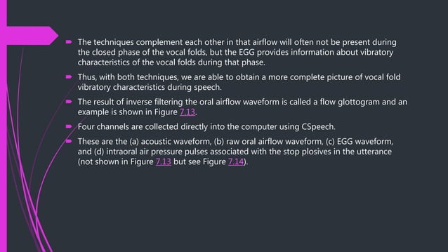 Electroglottography & Inverse Filtering Procedures | PPTX