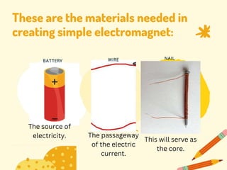 ELECTROGMANETISM SCIENCE GRADE FIVE REGULAR | PPTX