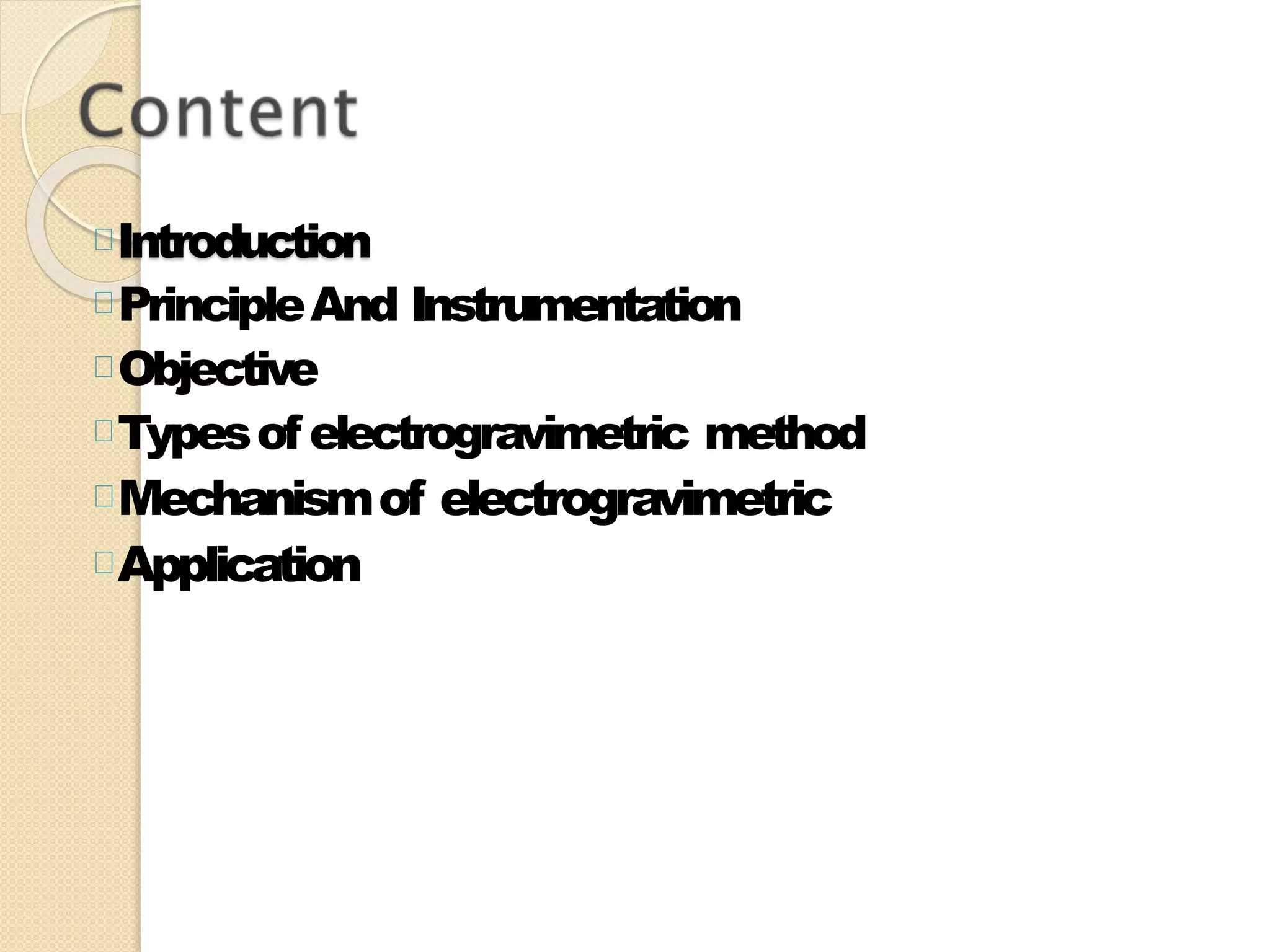 Electrogravimetry | PPTX