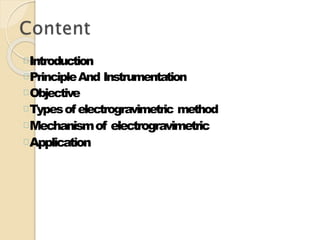 Electrogravimetry | PPTX