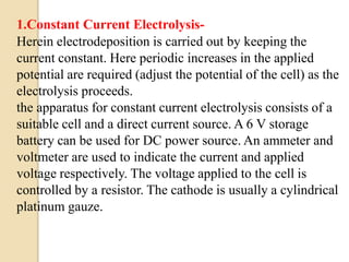 Electrogravimetry | PPTX