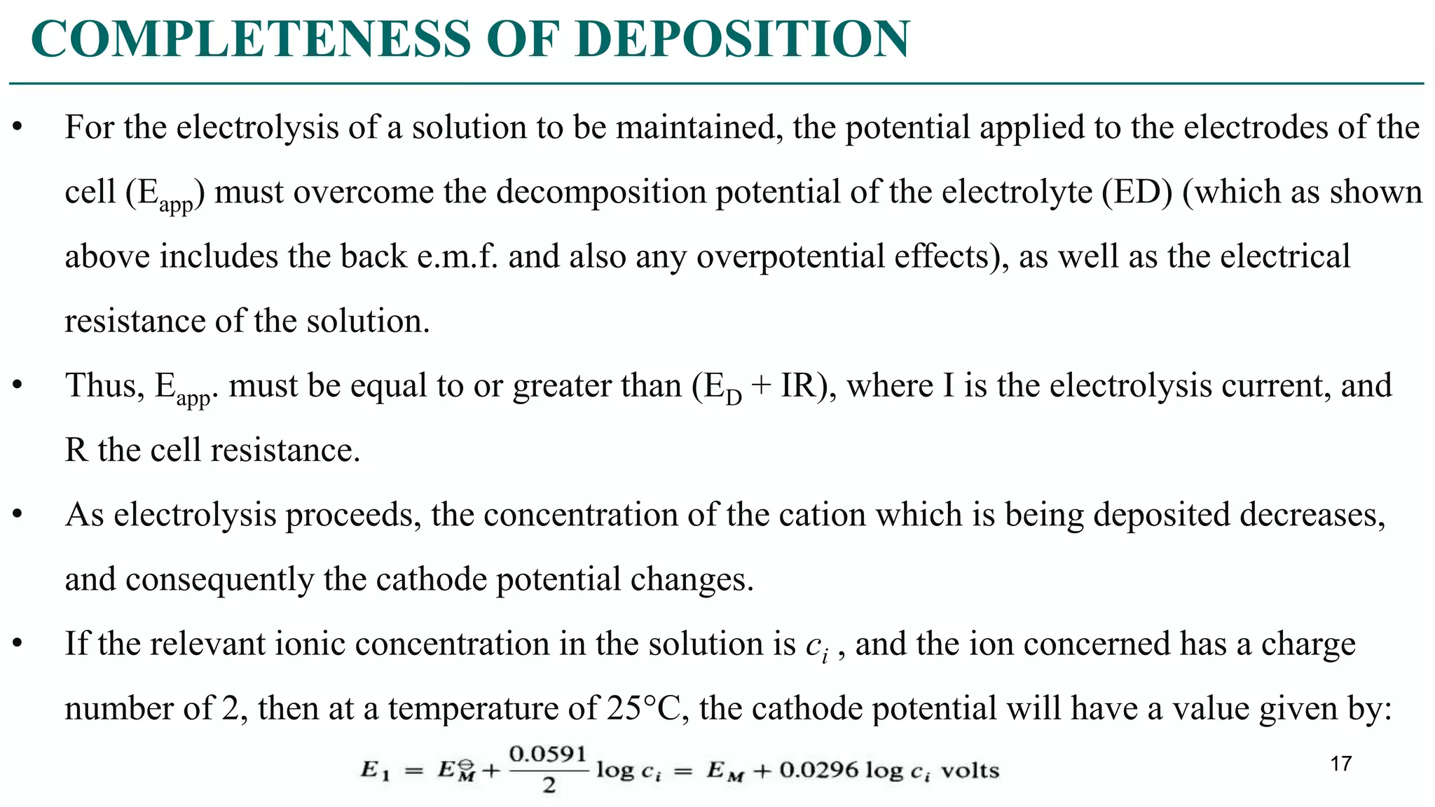 Electrogravimetry | PPTX