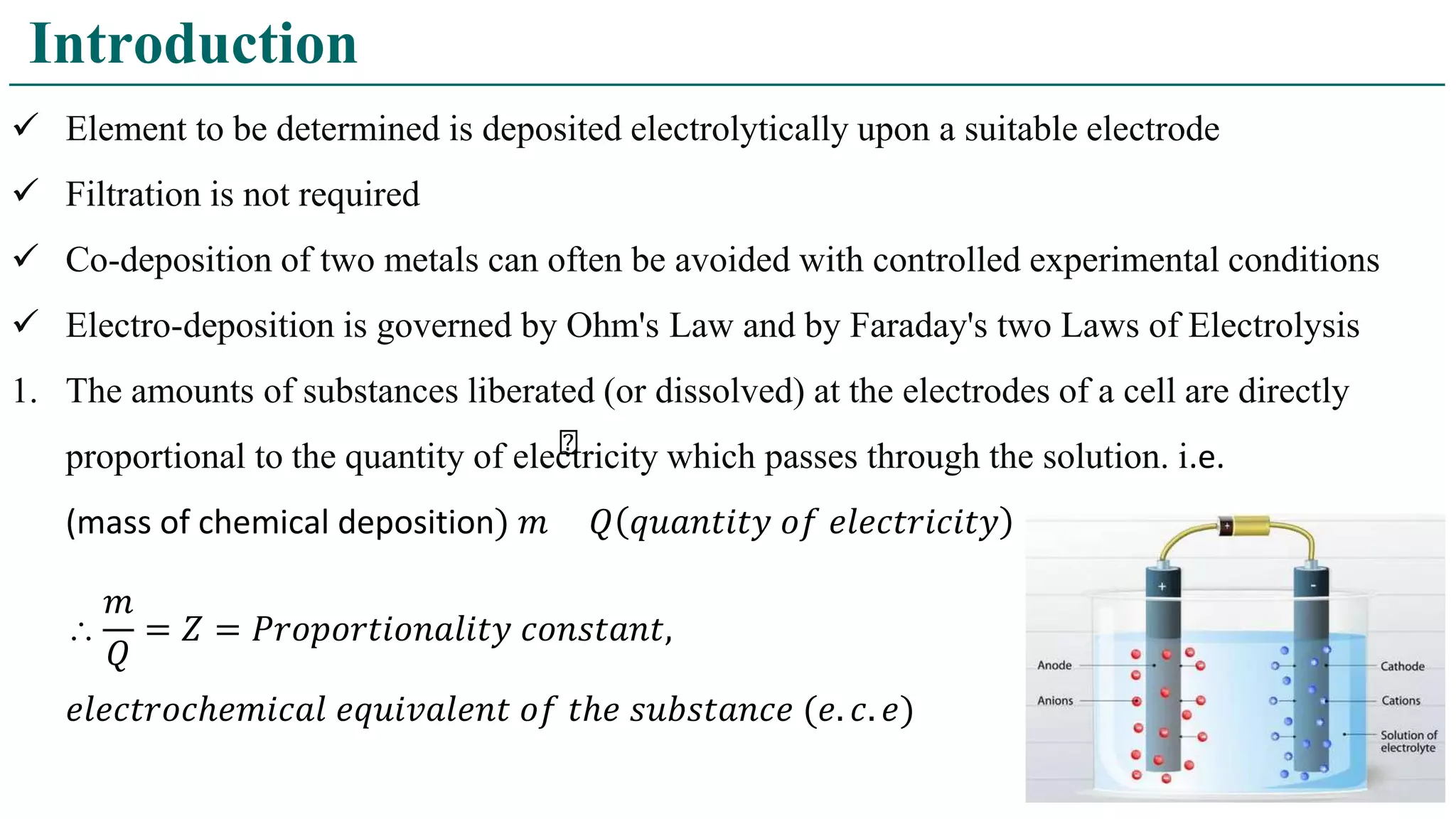 Electrogravimetry | PPTX