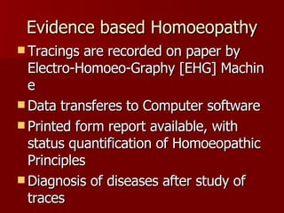 Electrohomoeography EHG | PPT | Diseases and Conditions | Medical Health
