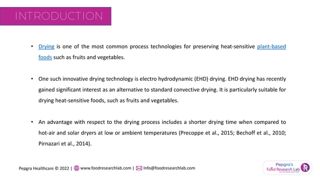 Electro Hydrodynamic Drying Technology In Food Industry | PDF | Physics ...
