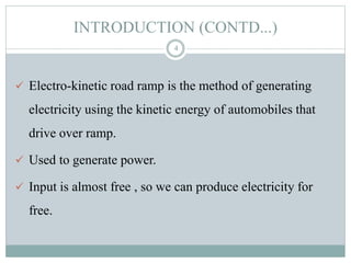 ELECTRO KINETIC ROAD RAMP.pptx for engineering | PPTX