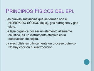 Electrolisis percutánea intratisular (epi) | PPTX
