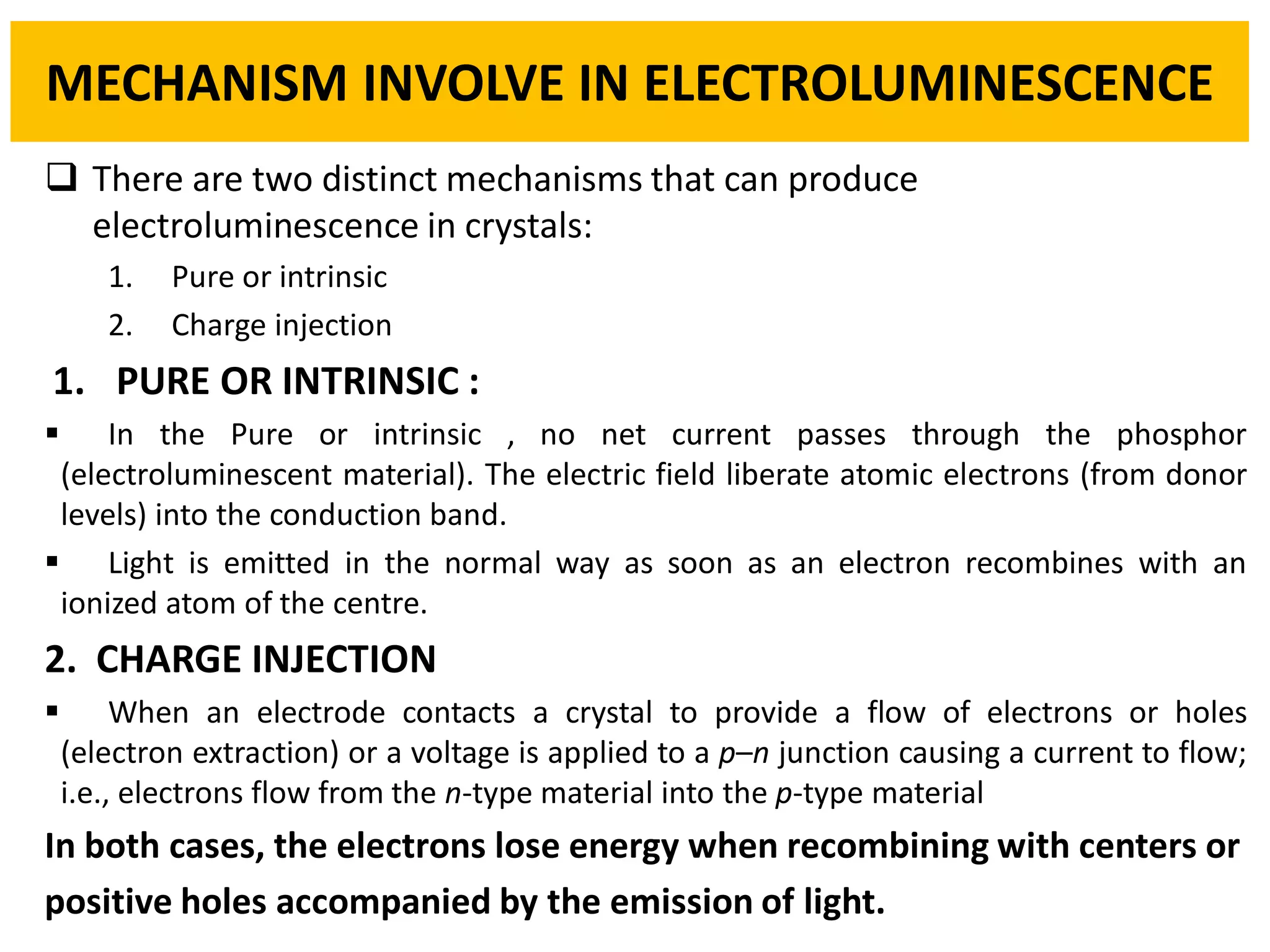 Electroluminesecnce | PDF