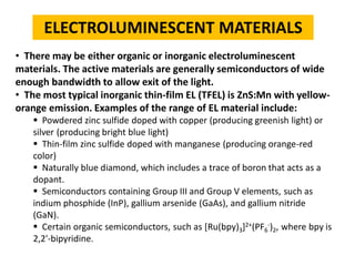 Electroluminesecnce | PDF