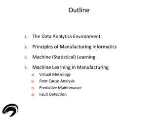 Manufacturing Data Analytics | PPTX
