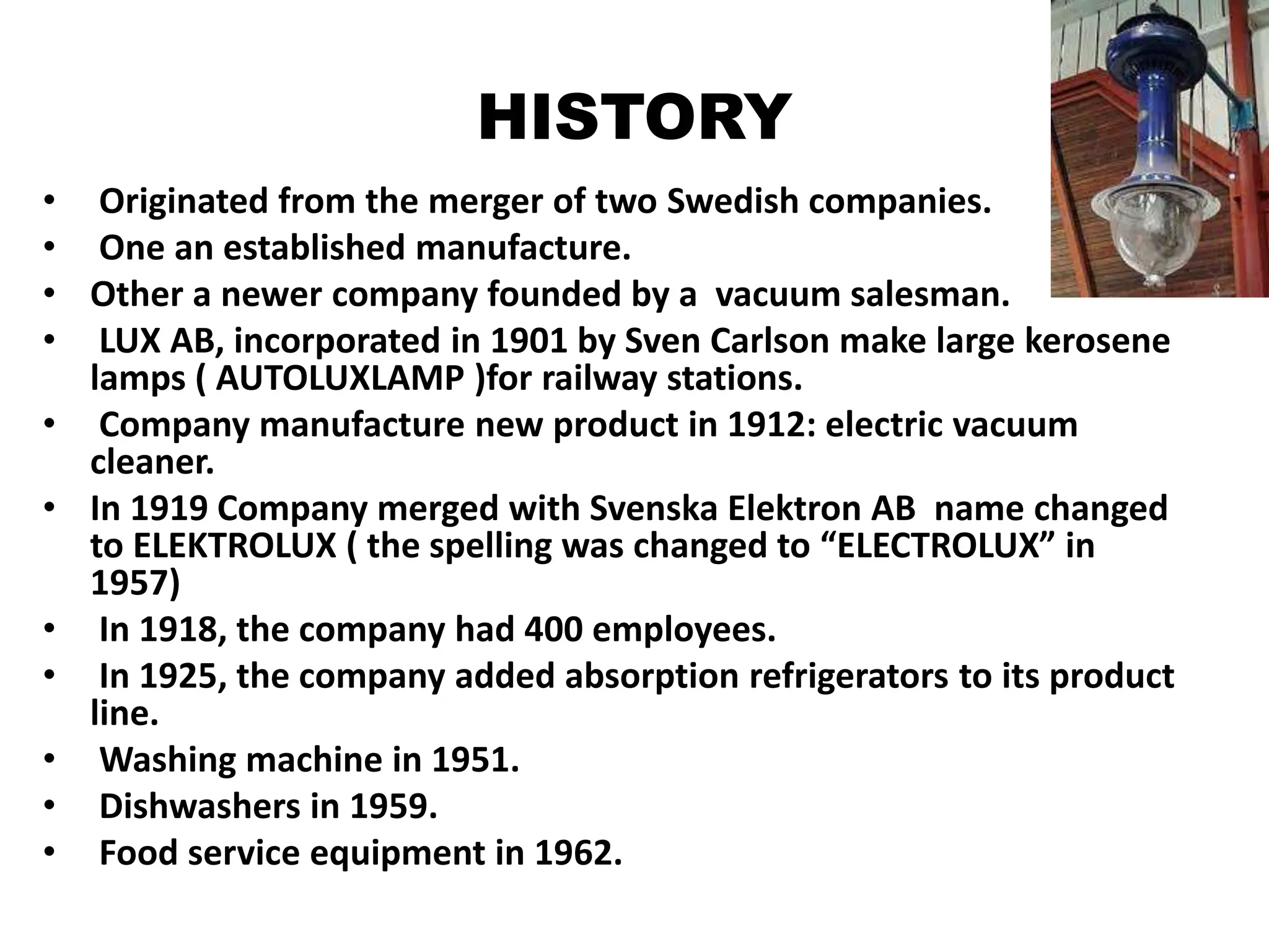 Electrolux presentation1 | PPTX