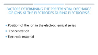 Electrolysis.pptx | Chemistry | Science
