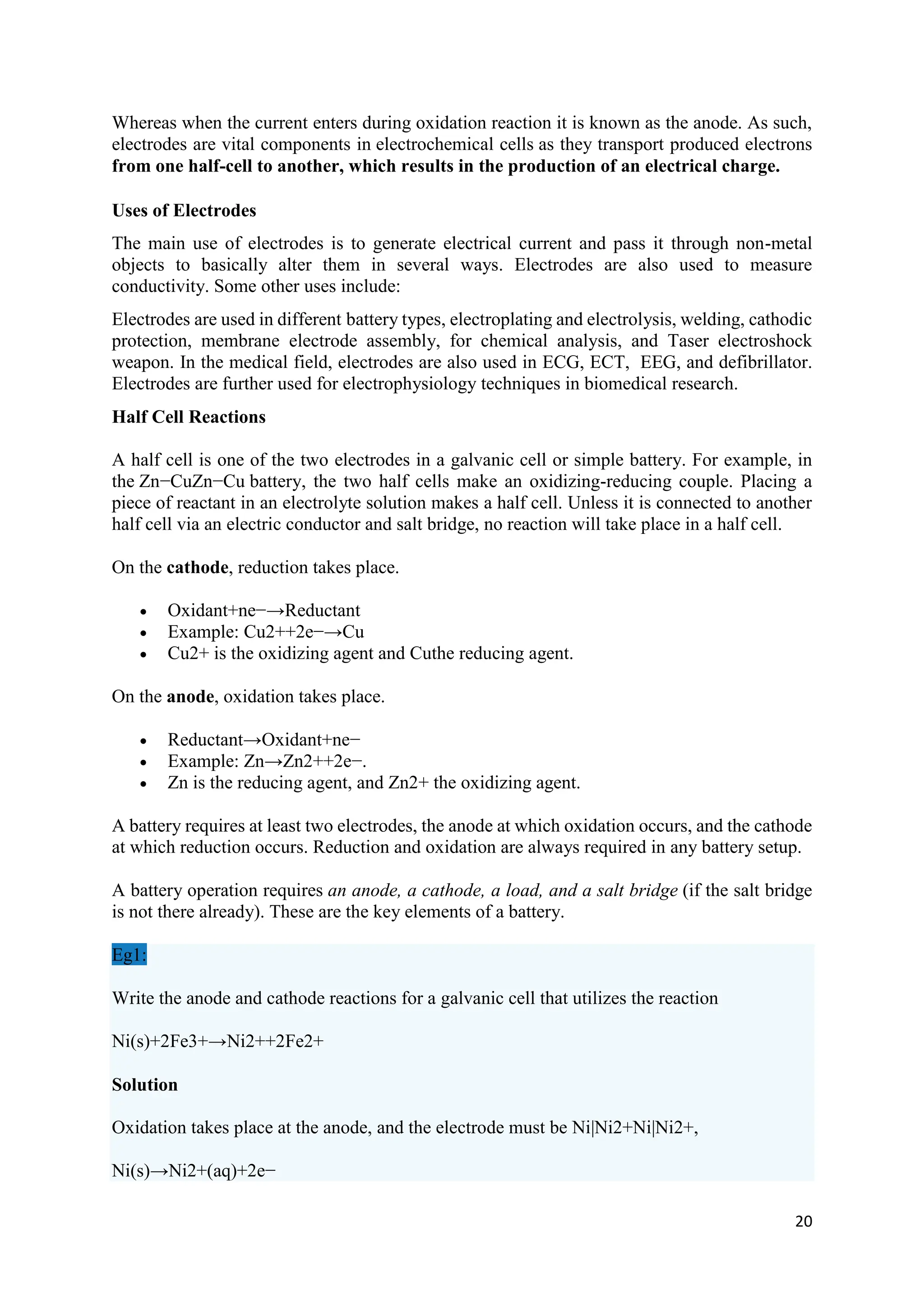 Electrolysis_anode_ Cathode_Electrode potential_docx | DOCX