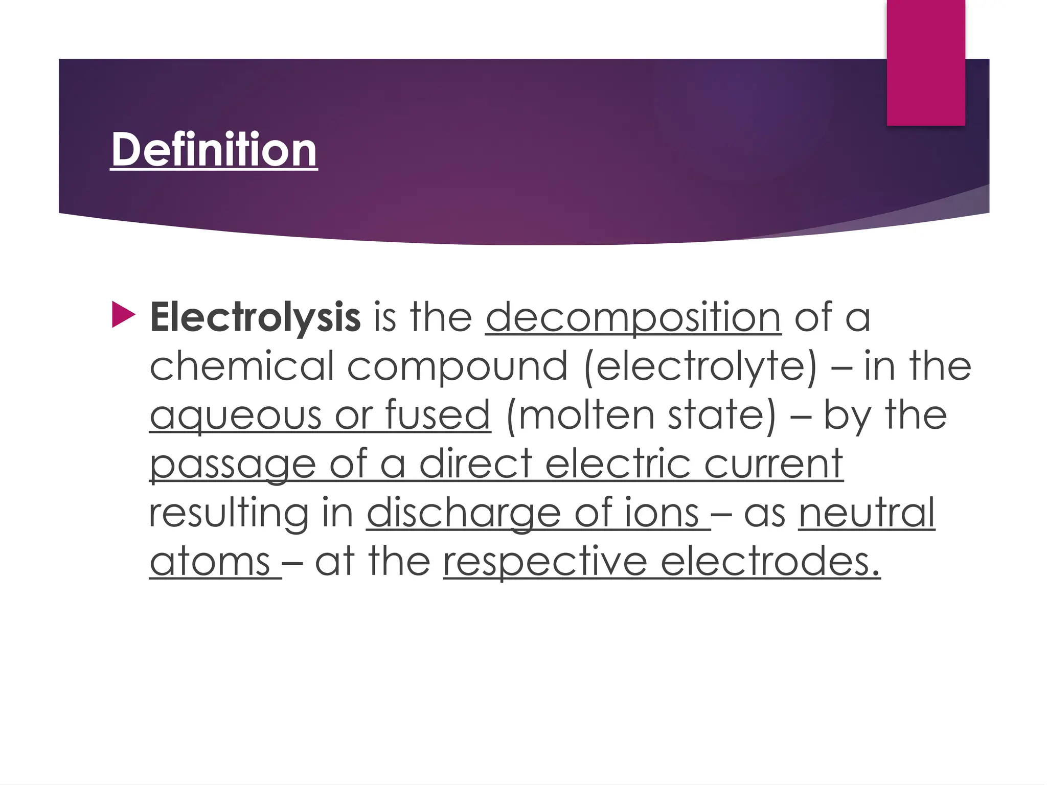 Electrolysis dogshit is in this ppt .pptx