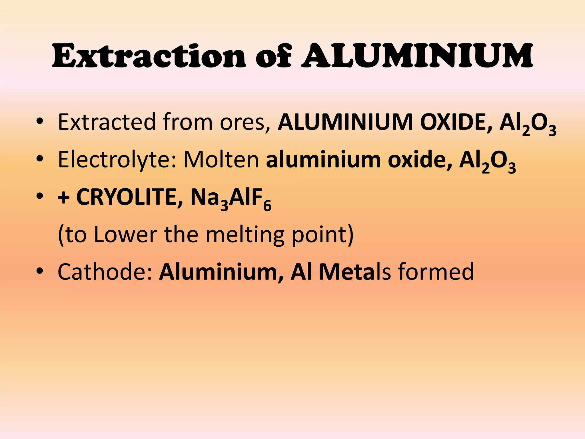 Electrolysis in industries | PDF