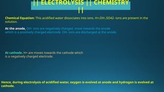 ELECTROLYSIS PPT.pptxvghjkghjvhjcbbvhjmvgnb | PPTX