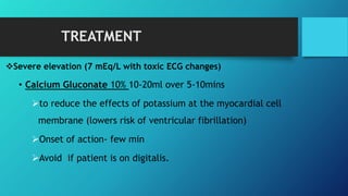 Electrolyte and post op fluid requirement | PPTX