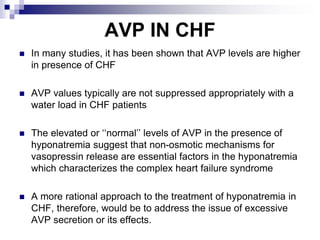Electrolyte dysbalance in chf – prognosis & management | PPTX