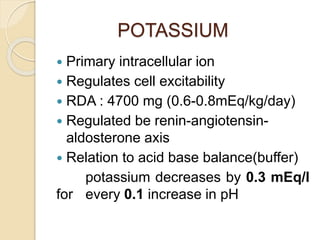 Electrolyte imbalance | PPTX