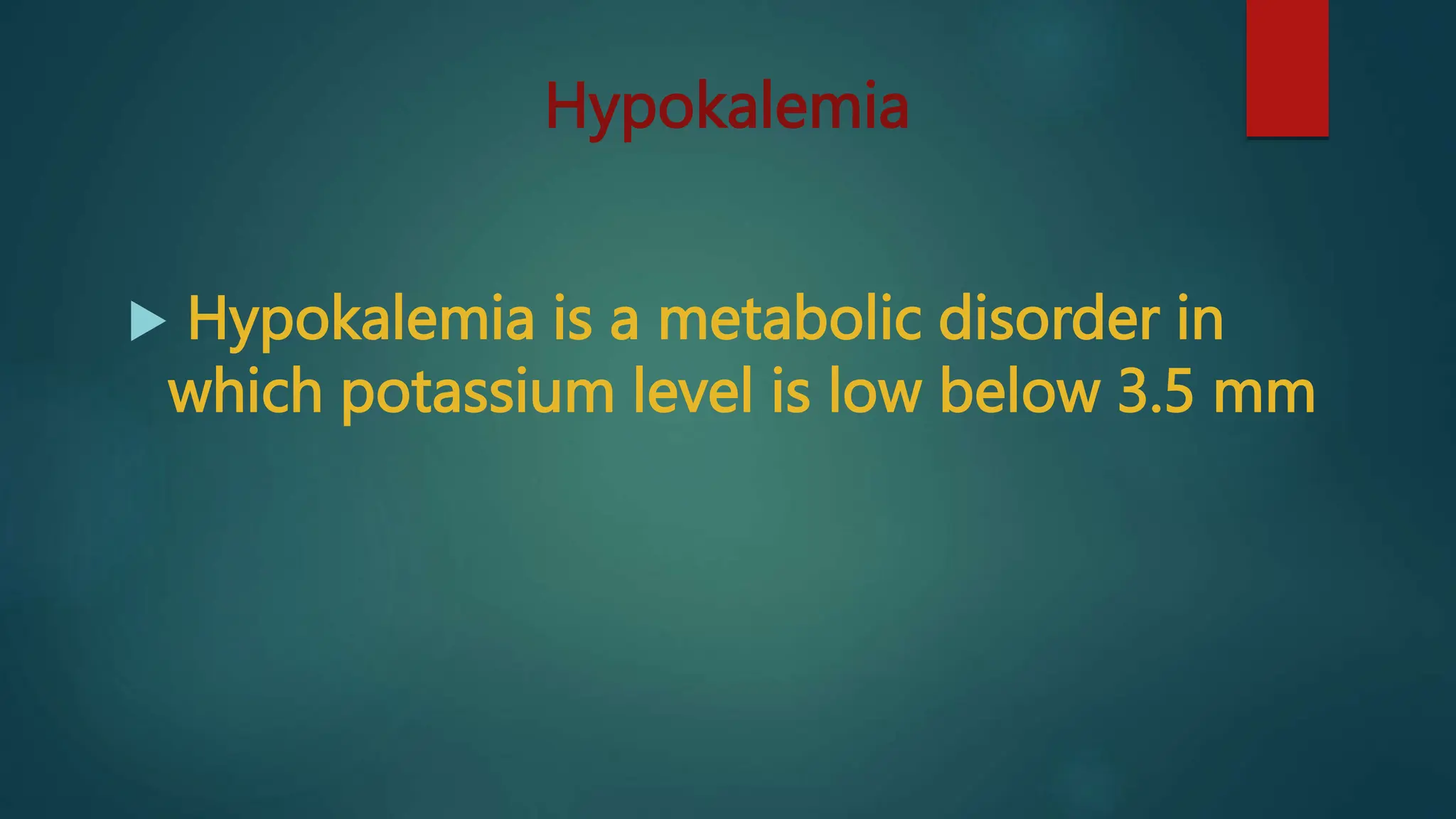 electrolyte imbalance, potassium, Hypokalemia & hyperkalemia.pptx
