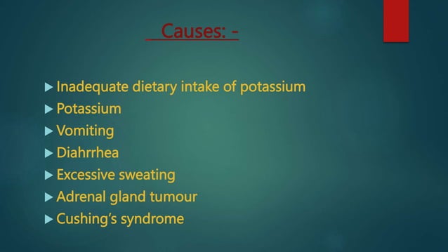 electrolyte imbalance, potassium, Hypokalemia & hyperkalemia.pptx ...