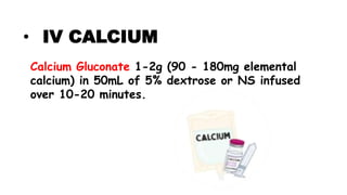 Calcium imbalances- hypocalcemia and hypercalcemia | PPT