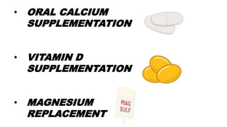 Calcium imbalances- hypocalcemia and hypercalcemia | PPT