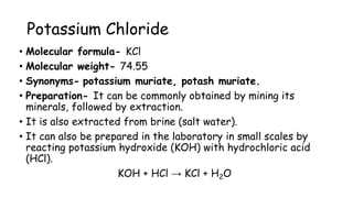 Electrolyte replacement therapy | PPTX