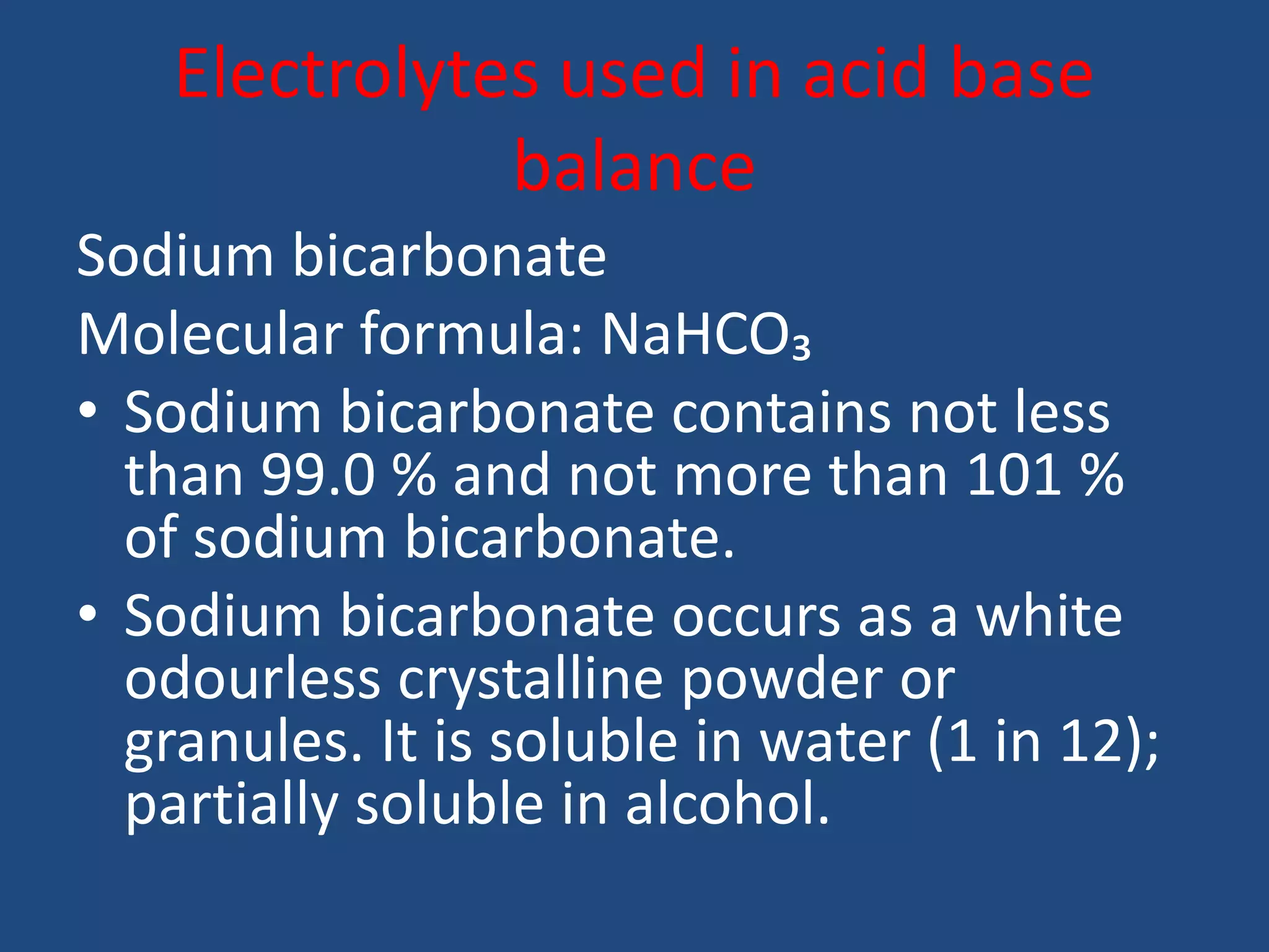 Electrolyte replenishers | PPTX