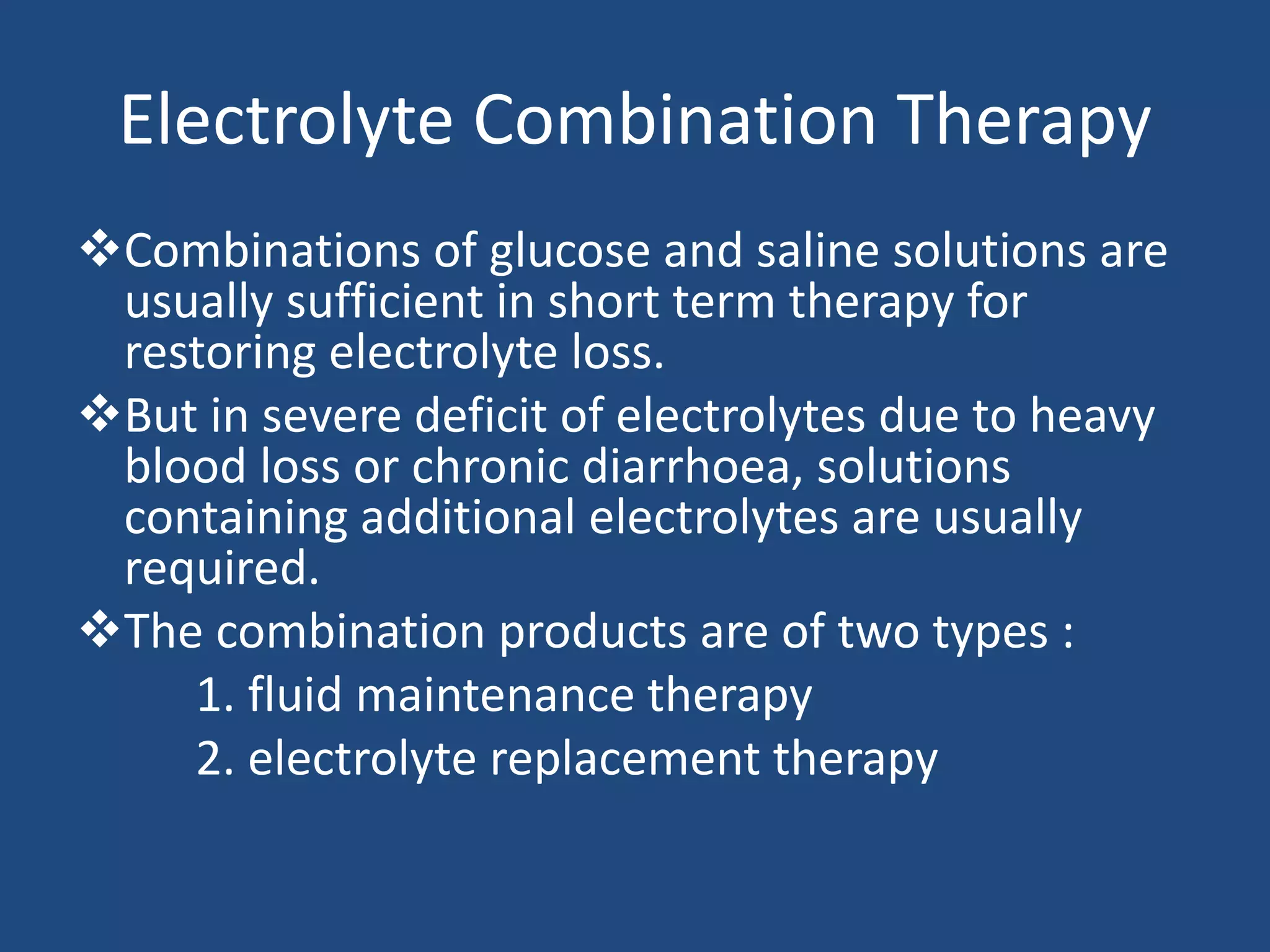 Electrolyte replenishers | PPTX