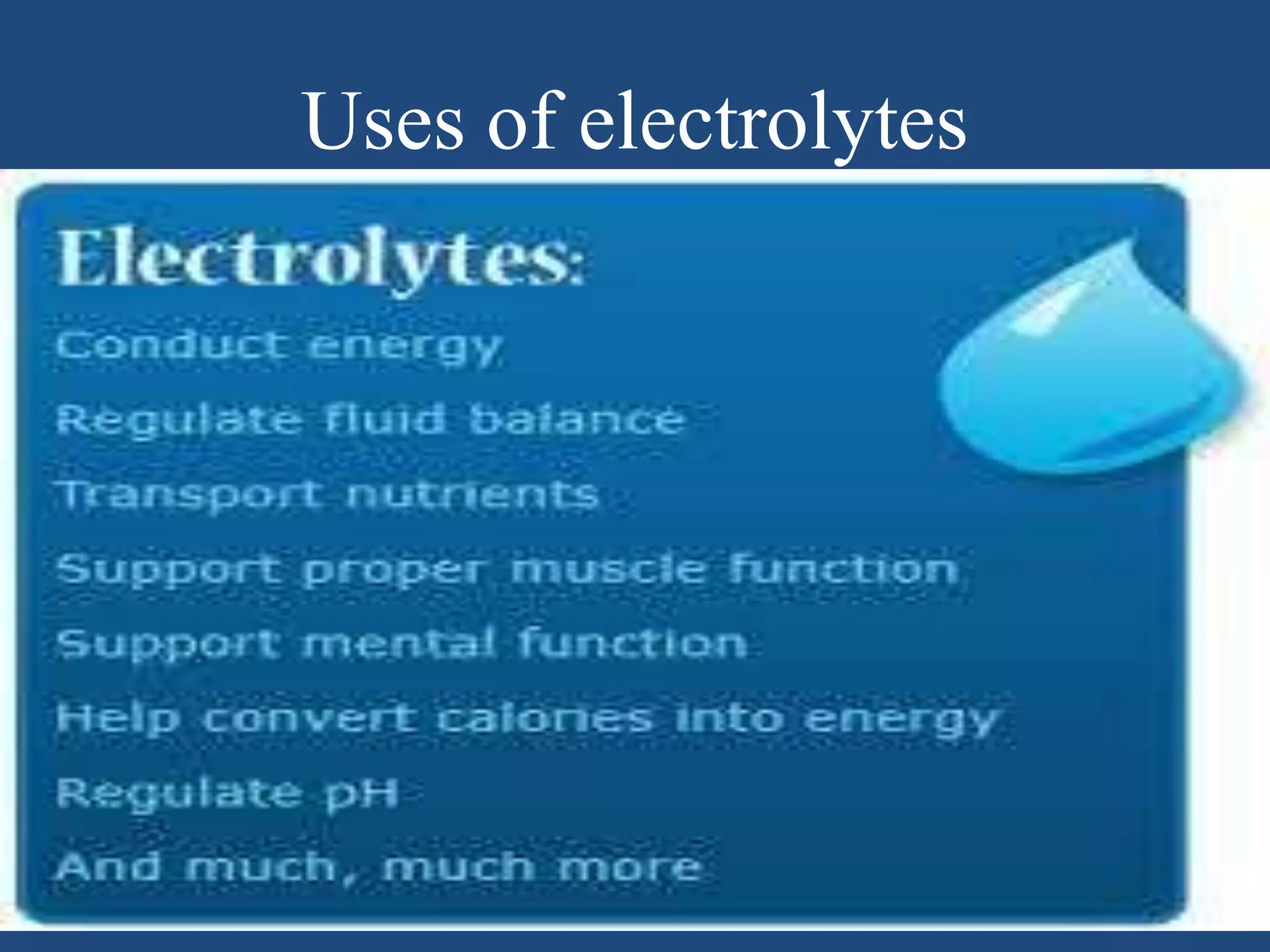 Electrolyte replenishers | PPTX