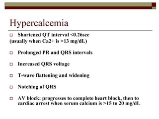 Electrolyte Imbalance and EKG Changes | PPT
