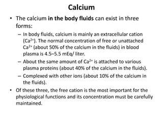 Electrolytes calcium magnesium hycalcemia bicarbonate 2.pptx
