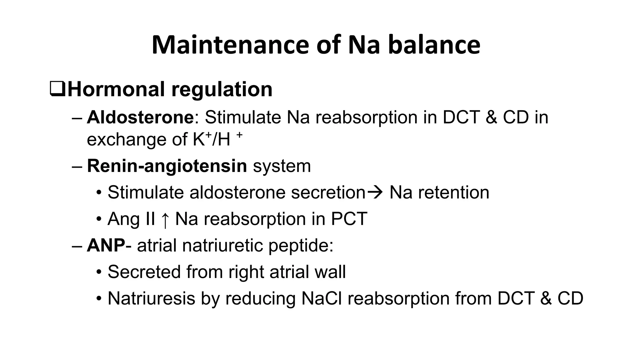 Major Electrolytes & Their Homeostasis Part-1 | PPTX