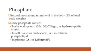 Major Electrolytes & Their Homeostasis Part-2 | PPTX