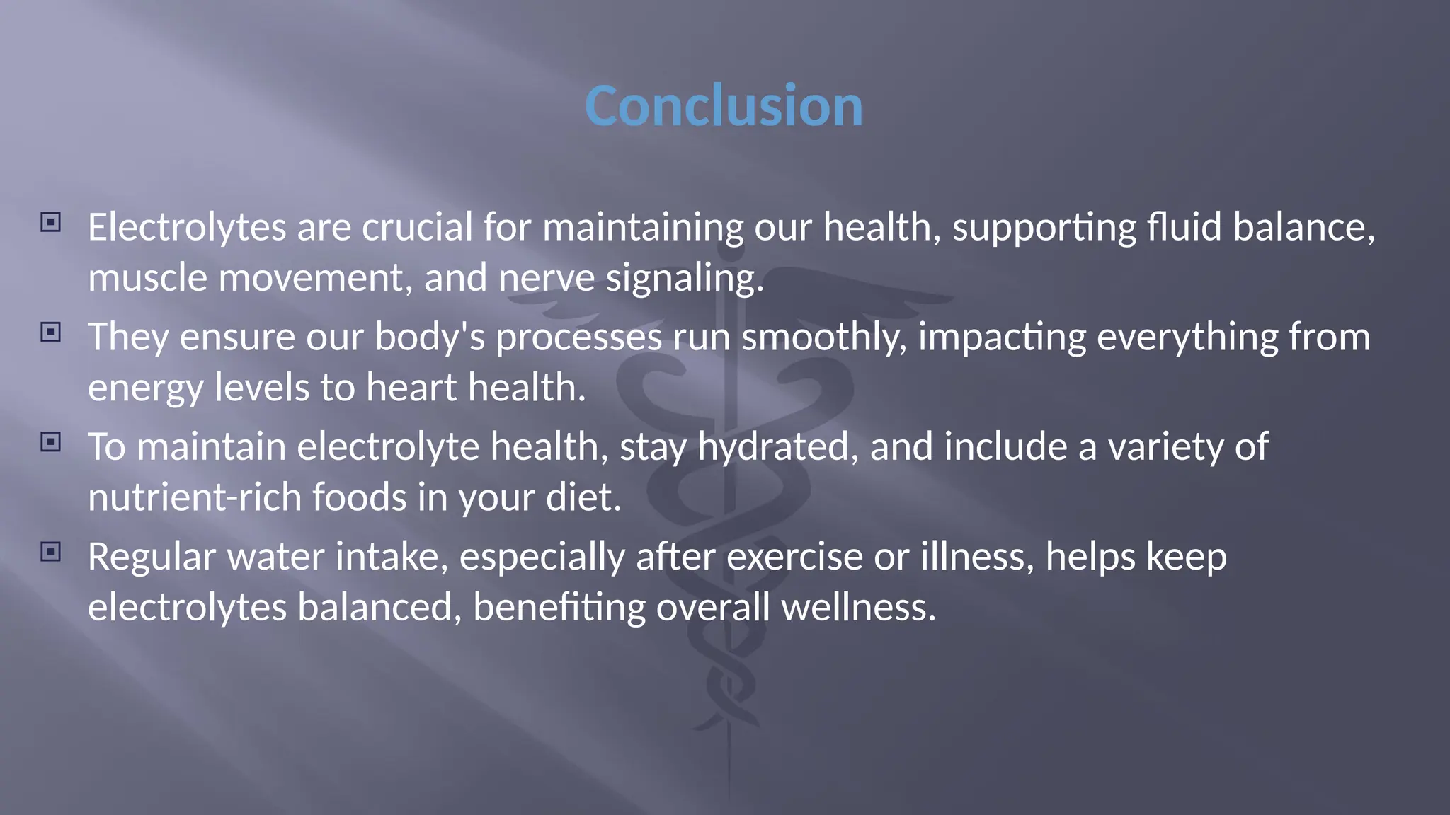 Essential aspects of Electrolytes in Body FluidsElectrolytes in Body ...