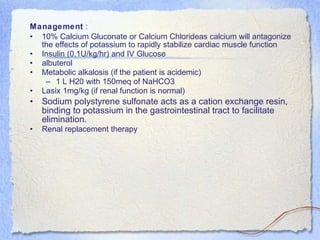 Role of Pharmacist In Electrolytes Management | PPT