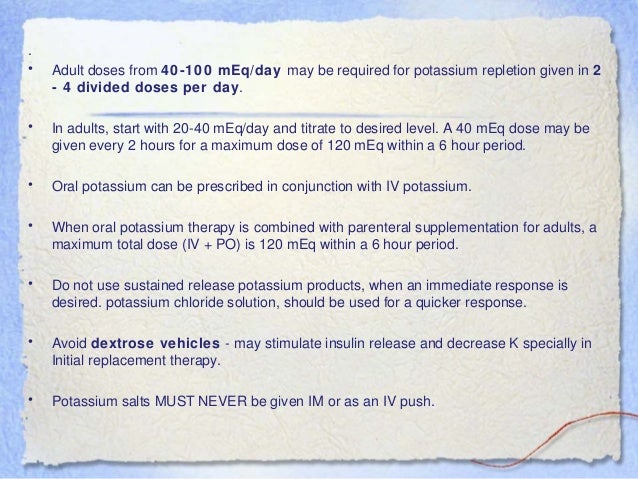 Role of Pharmacist In Electrolytes Management