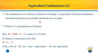 Electrolytic conductance explained .pptx